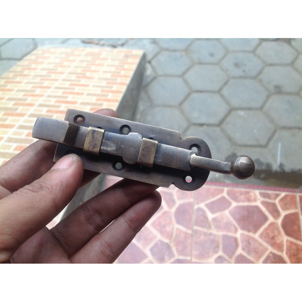 Antique brass window latch 8,5 cm long | Shopee Philippines