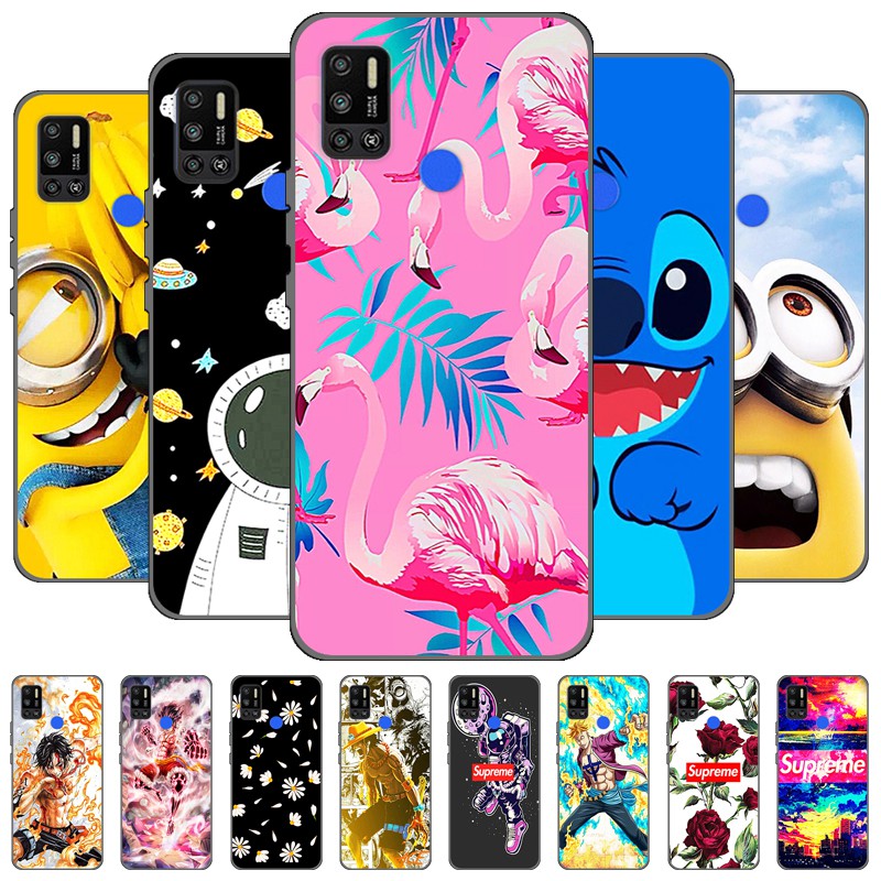 Tecno Spark 6 Air KE6J Case Silicone TPU Cartoon Cover Phone Case ...
