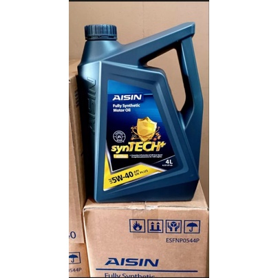 Aisin 5w40 4L FULLY SYNTHETIC SN/SF GAS/DIESEL | Shopee Philippines