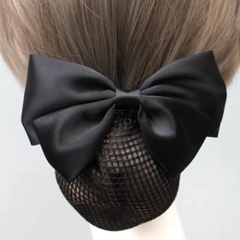 hairnet ribbon work office restaurant Clip with net office hairnet ...