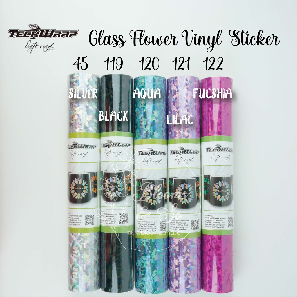 Teckwrap Glass Flower Sticker Vinyl | Shopee Philippines