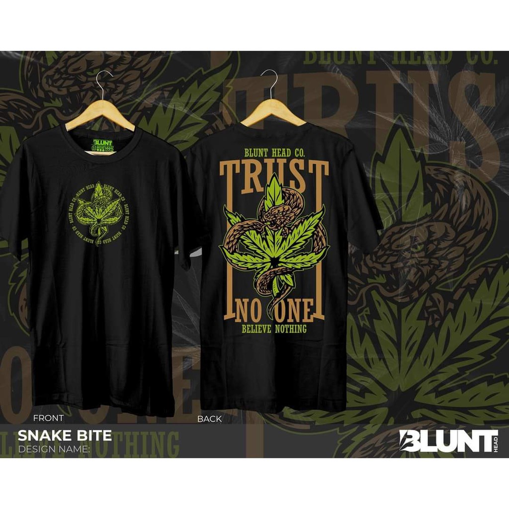 Blunt Head Co Snake Bite T- Shirt | Shopee Philippines