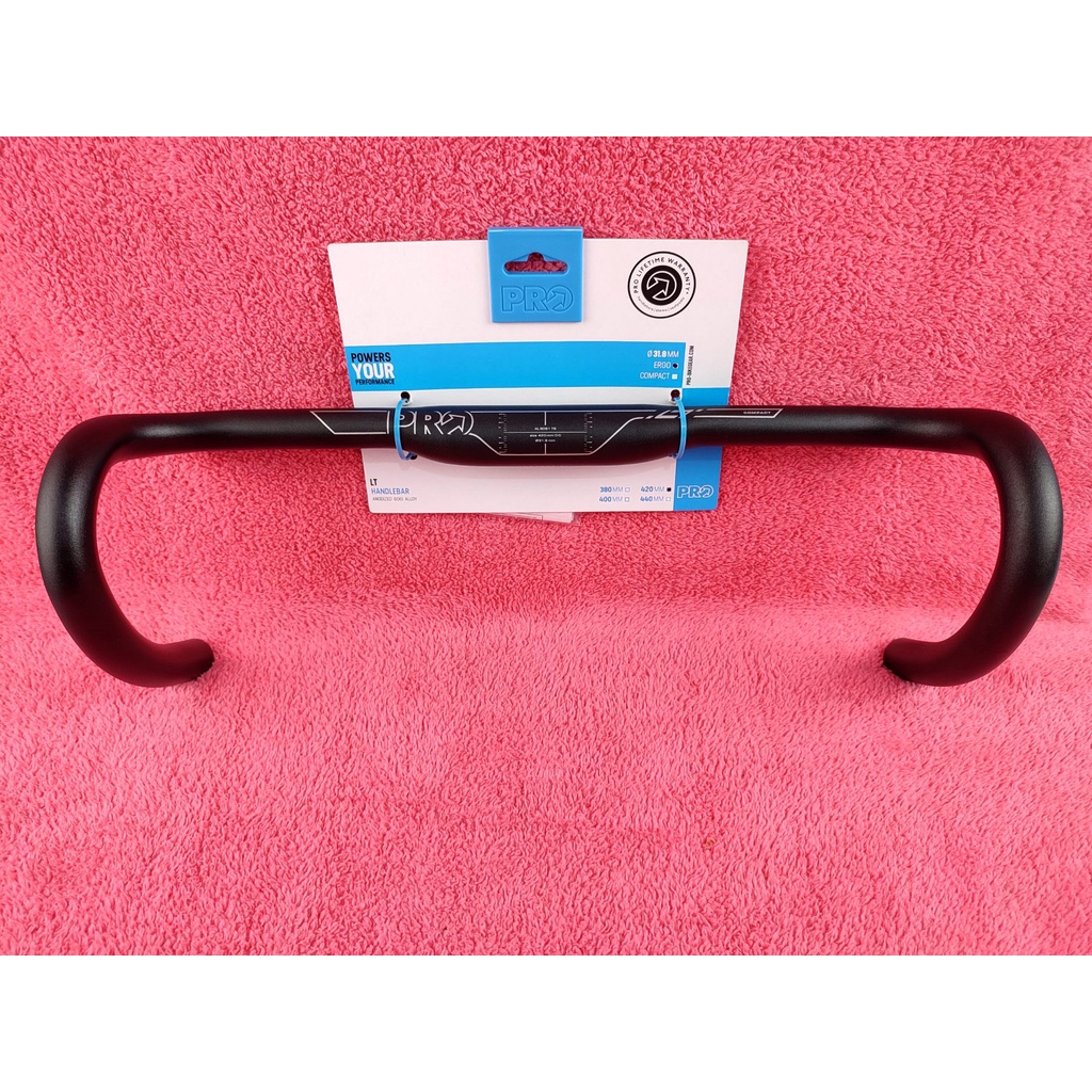 Shimano PRO LT Ergo Compact Drop Bar 380/400/420mm Road Bike Aluminum ...