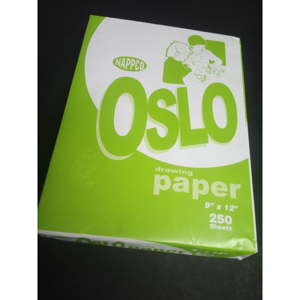 Oslo paper 9 x 12 250 sheets per pack | Shopee Philippines