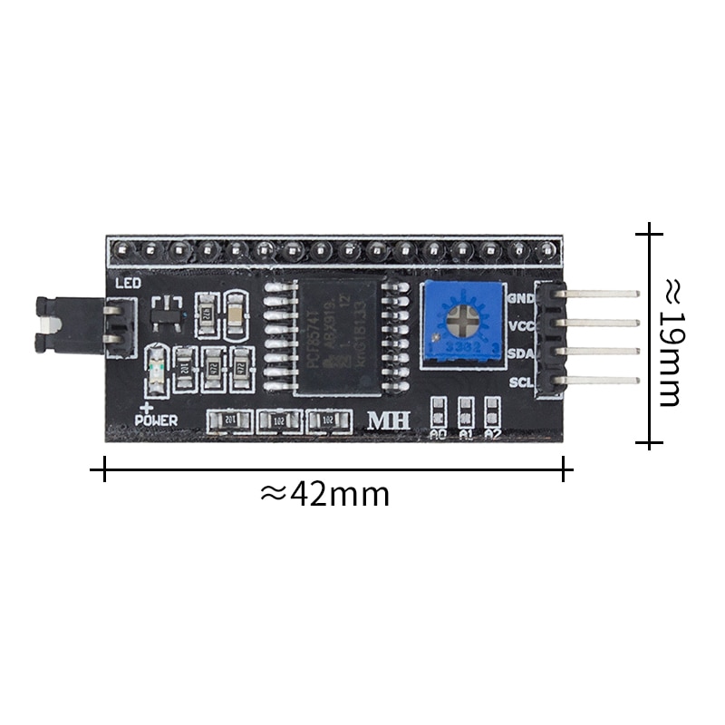 IIC I2C TWI SPI Serial Interface Board Port 1602 2004 LCD LCD1602 ... IIC I2C TWI SPI Serial Interface Board Port 1602 2004 LCD LCD1602 ...