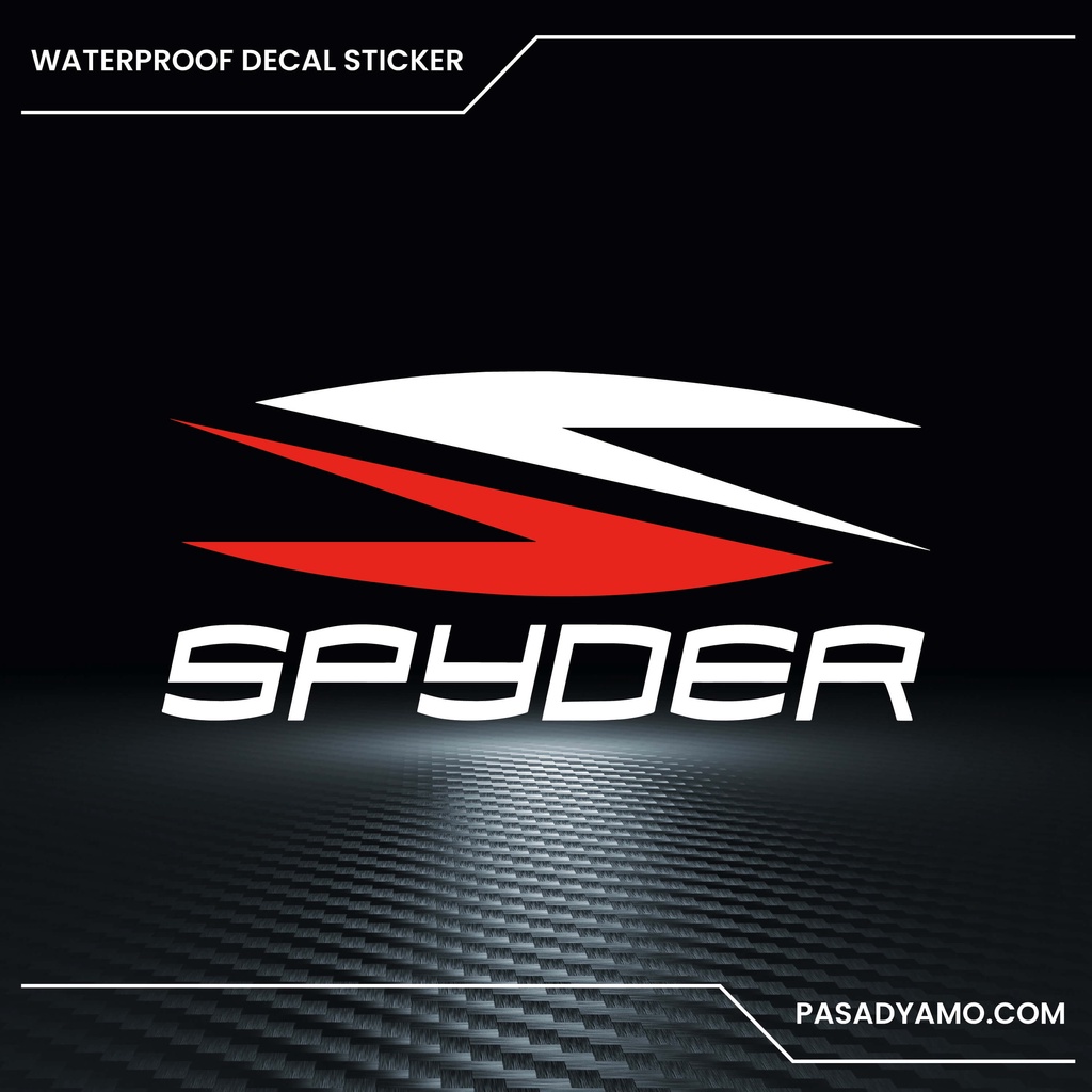 Spyder Decal Sticker for Cars and Motorcycles 2.75 x 5 inches | Shopee ...