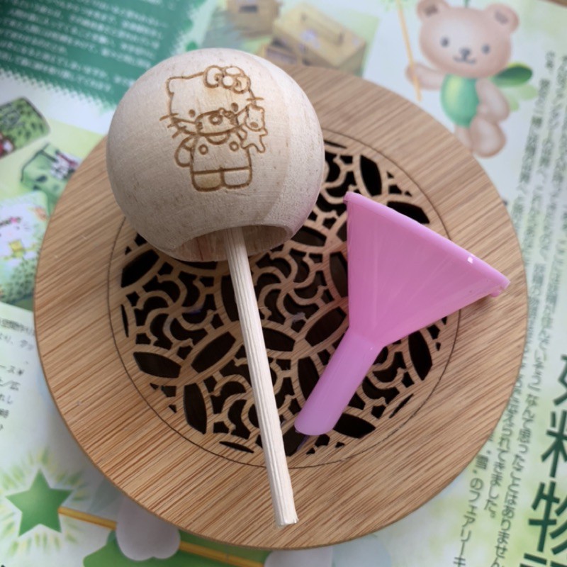 Hello Kitty Amber Frosted Essential Oil Bottle Opener Diffuser Ball ...