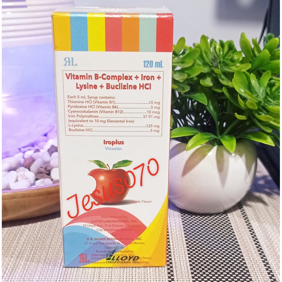 IROPLUS / APPECZIN PLUS (Generic of Appebon) (Vitamin B-Complex + Iron ...