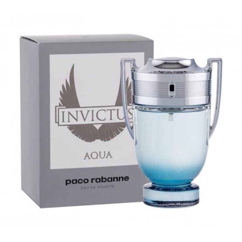 INVICTUS AQUA PACO RABANNE 100ML FOR MEN AUTHENTIC & ORIGINAL | Shopee ...