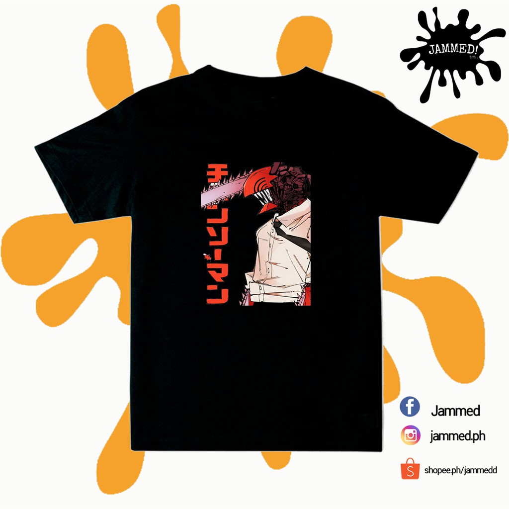 CHAINSAW MAN SHIRT! (TOP ANIME COLLECTION) | Shopee Philippines