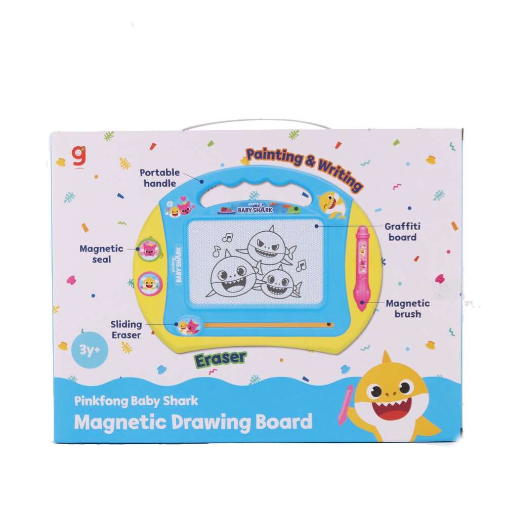 PinkFong Baby Shark Magnetic Drawing Board | Shopee Philippines
