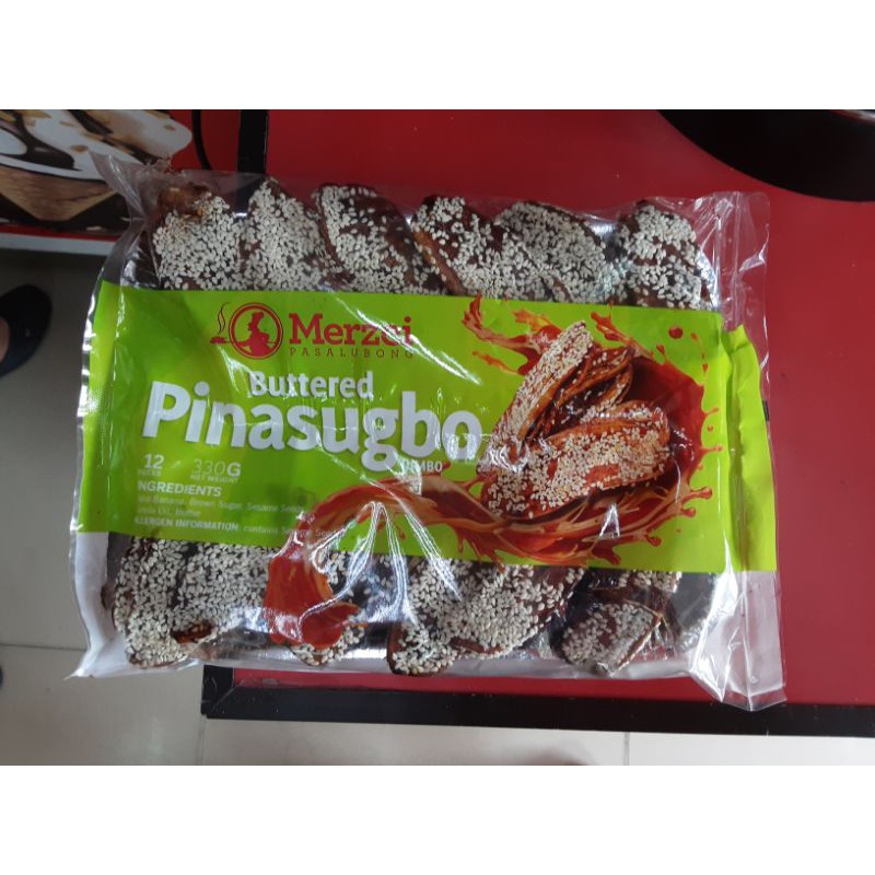 BUTTERED PINASUGBO JUMBO 12s 330g, MERZCI PASALUBONG | Shopee Philippines