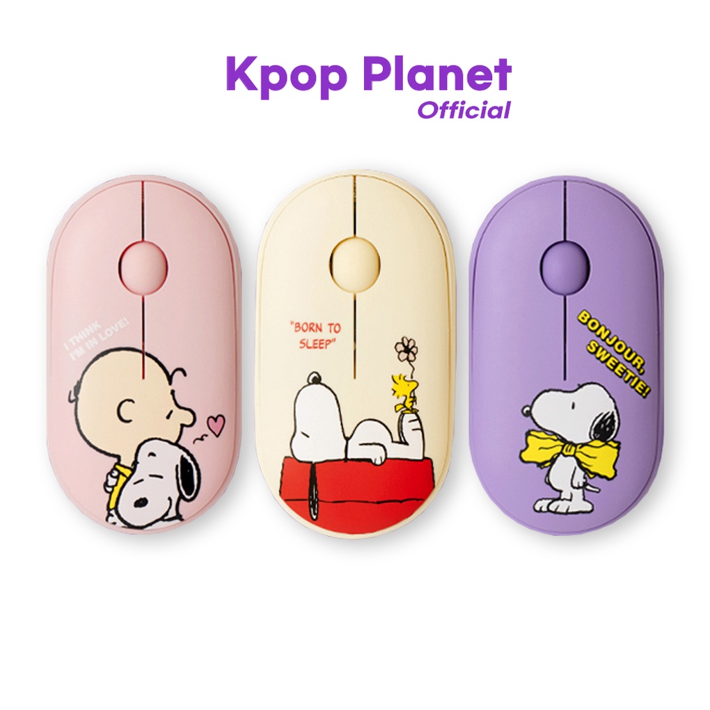 ROYCHE Peanuts Snoopy Trimode Wireless Silent Mouse | Shopee Philippines