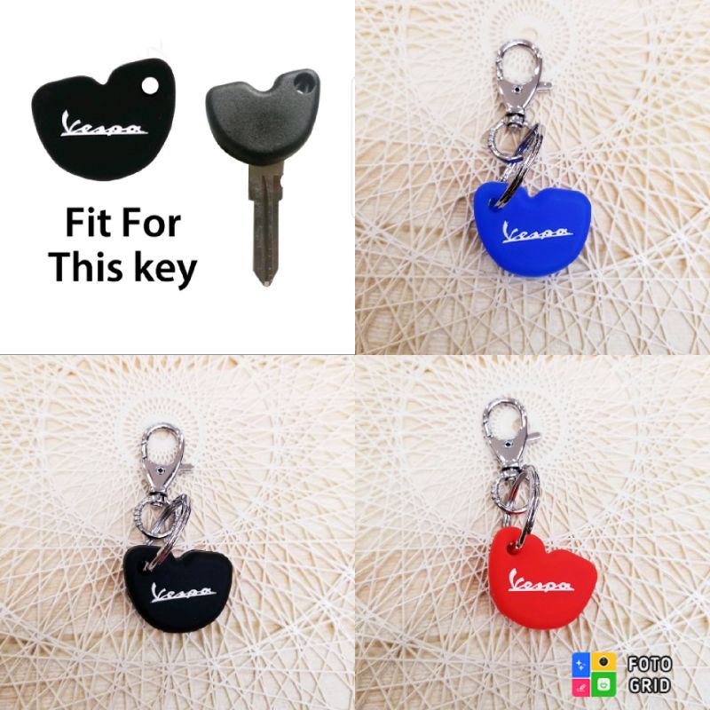 vespa primavera and spirit silicone key cover, vespa keychain, vespa ...