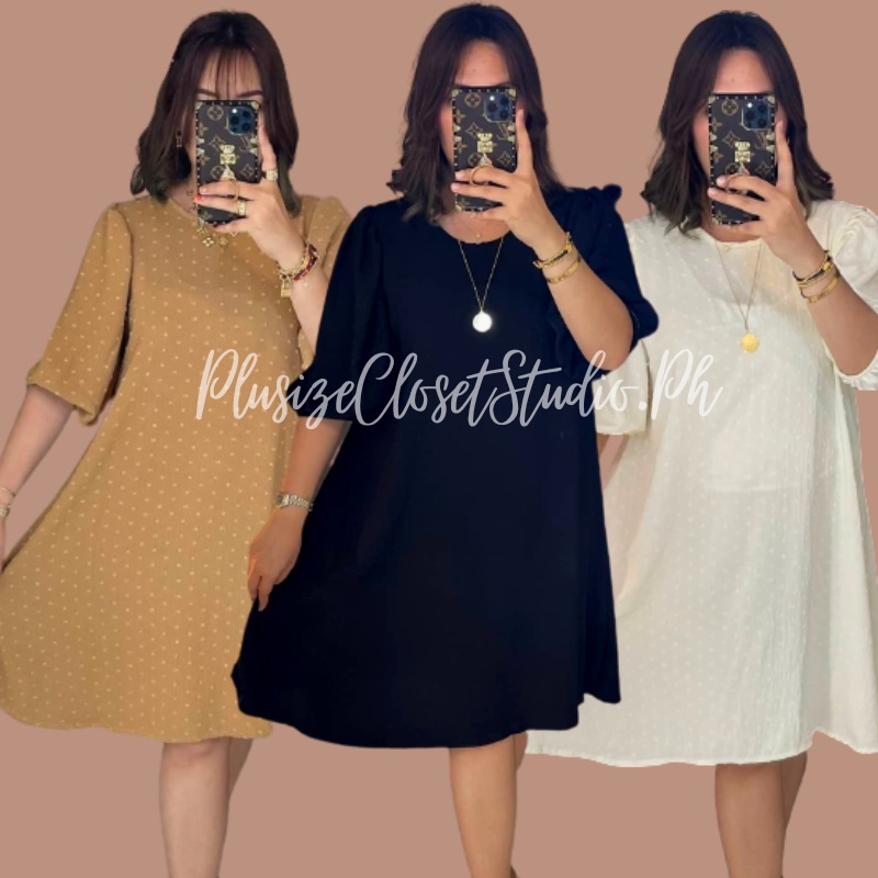 ELLIE -Plus Size Big Puffsleeve Dress xl-4xl (plussizecloset.ph ...