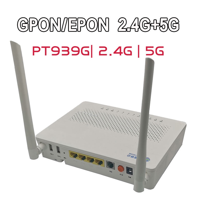 PT939G Dual Band ONT / ONU /GPON / XPON Router / Modem 2.4G/5G Second-hand WITH POWER | Shopee ...