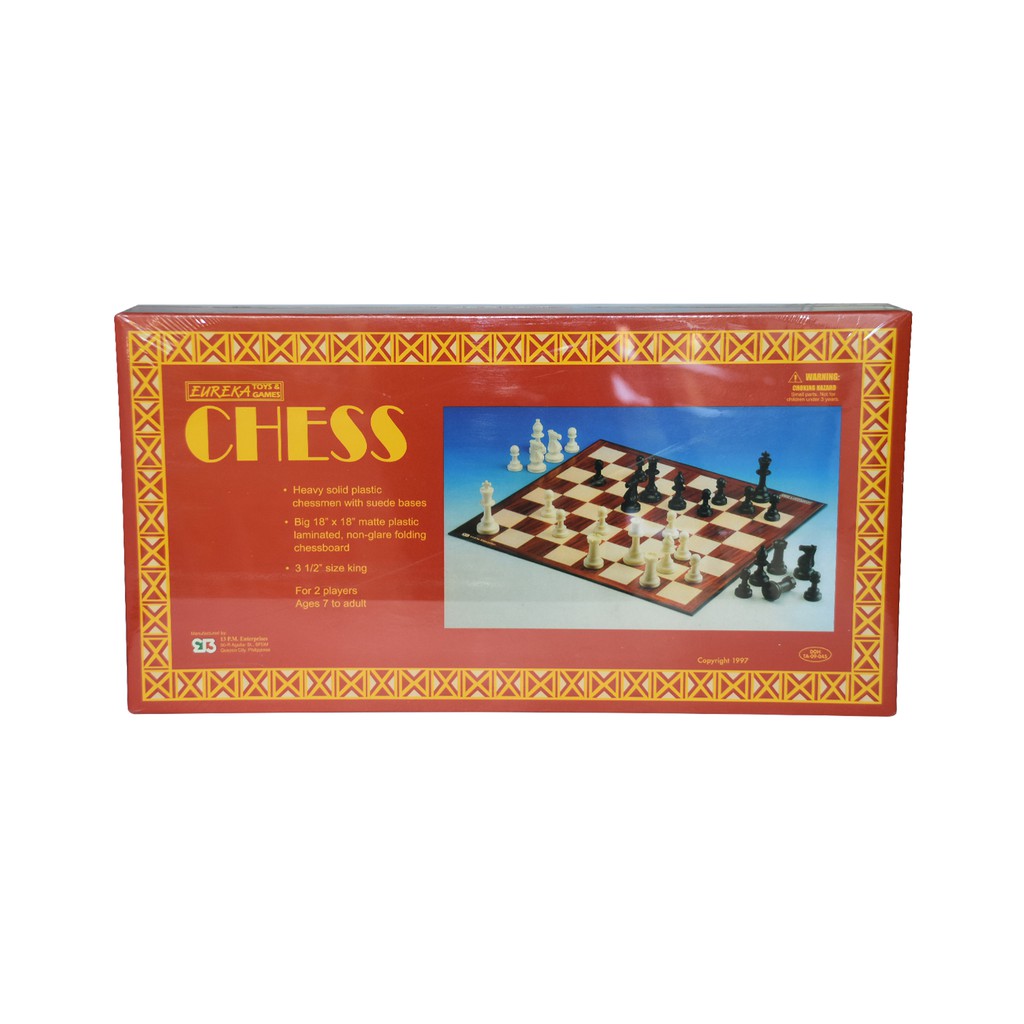 Eureka Matte Plastic Laminated Chess Board Set | Shopee Philippines