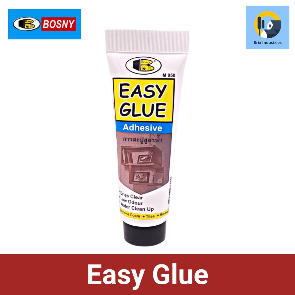 Bosny Easy Glue Adhesive 120ml M950 General Purpose White Glue Fast ...