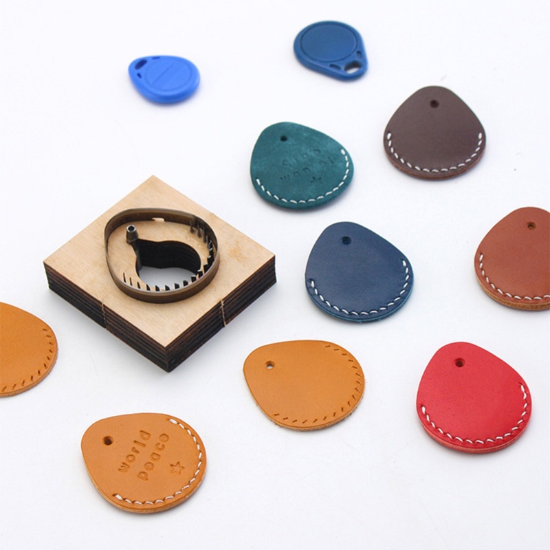 love* RFID for Key Fob Leather Tag Leather Template Punching Die ...
