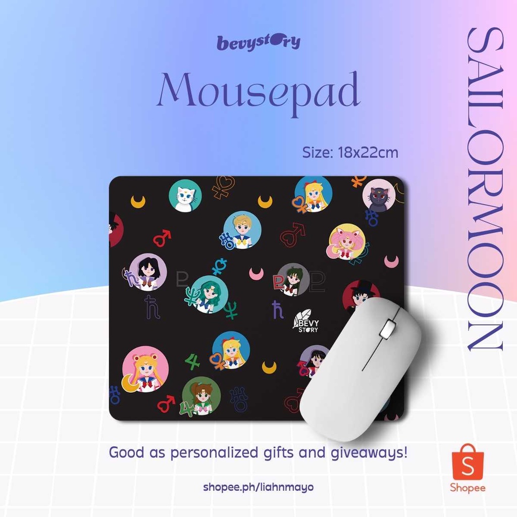 Mousepad Sailormoon Usagi Sailor Moon Senshi Anime Gift Ideas by ...