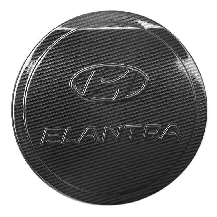 2016-2021 For Hyundai -ELANTRA stainless steel fuel tank cover sticker ...