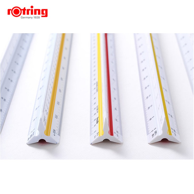 Rotring Triangular Scale ruler engineering drawing tools 30cm | Shopee ...