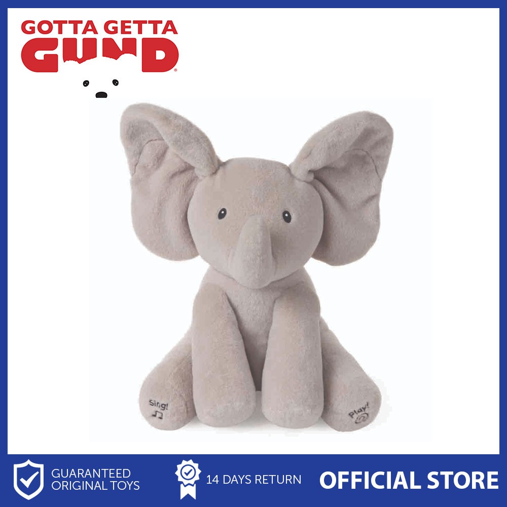 Spin Master Gund Animated Flappy The Elephant 12 Inch Soft Plush Toy ...