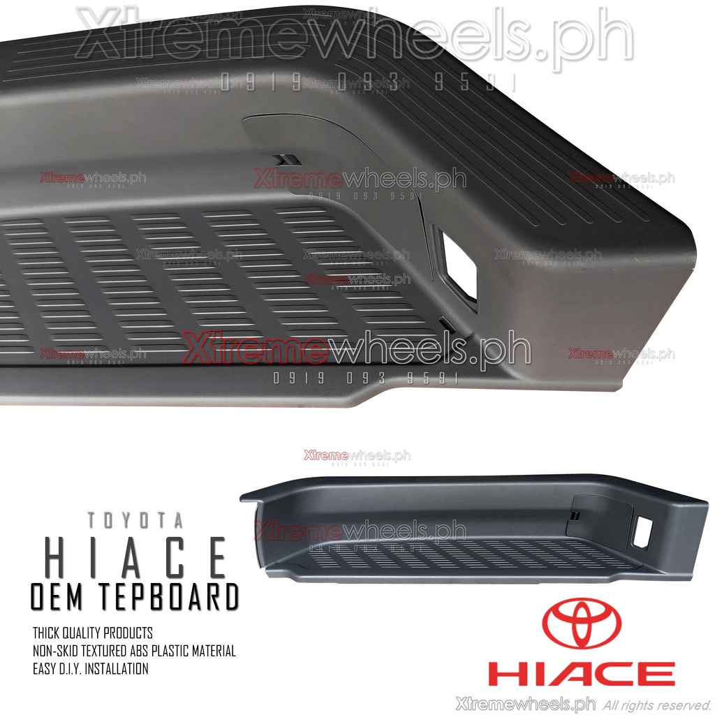 Hi ace Commuter 2008 to 2025 with Led Stepboard / Side Door Step Board ...