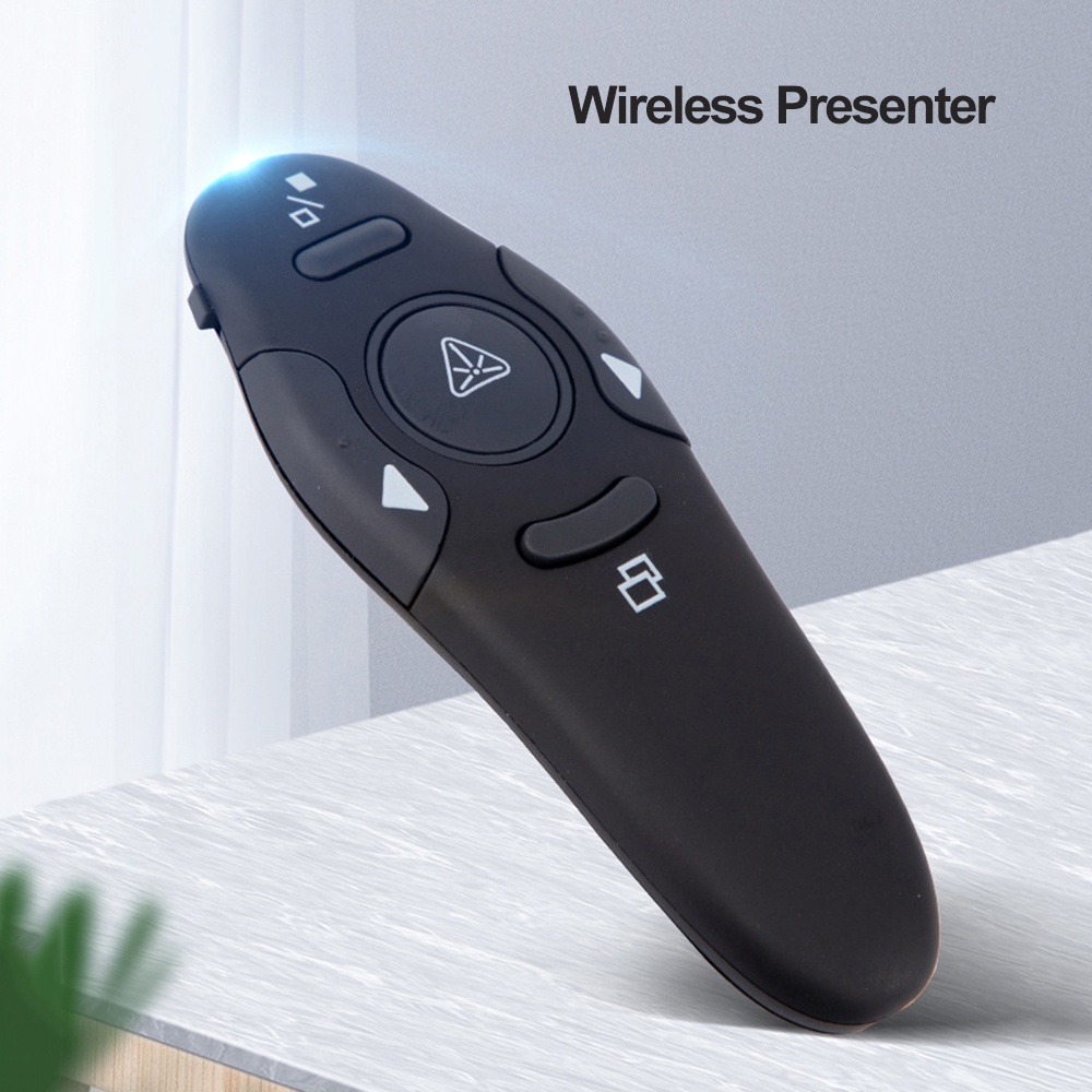 2.4GHz Wireless USB Powerpoint Presentation PPT Flip Pen Pointer Clicker Presenter with Red ...