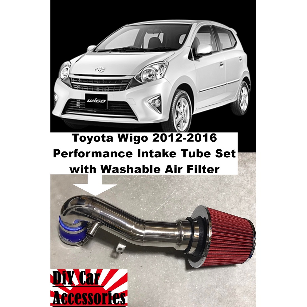 Air intake tube set for Toyota Wigo Gen 1 Red (2012-2016) | Shopee ...