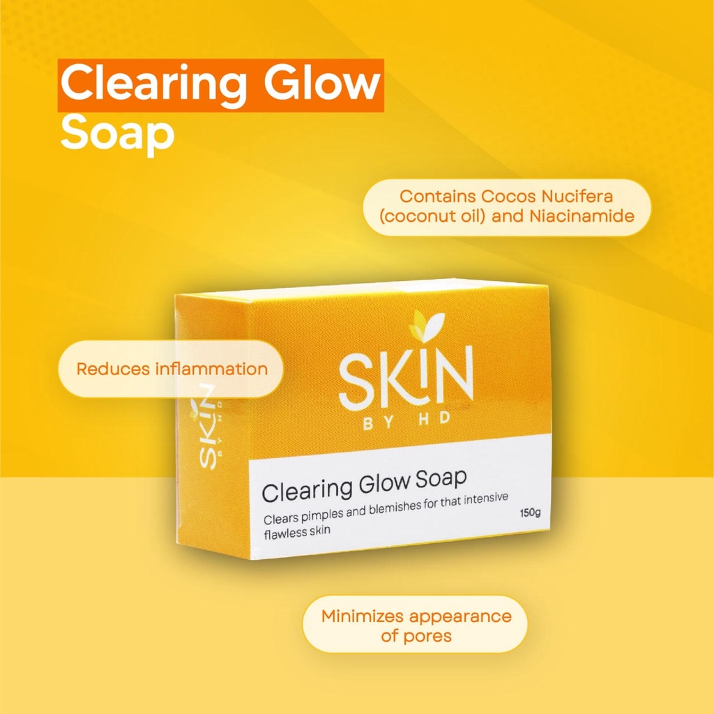 Clearing Glow Soap Skin by HD (BEST ANTI ACNE SOAP) | Shopee Philippines
