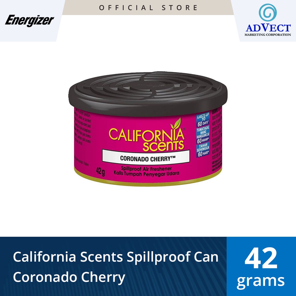 California Scents Spill Proof Can Coronado Cherry 42g | Shopee Philippines