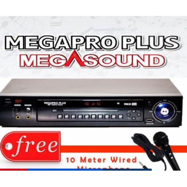 MEGAPRO PLUS MP-100NS- PIOLO KARAOKE PLAYER With FREE MIC | Shopee Philippines
