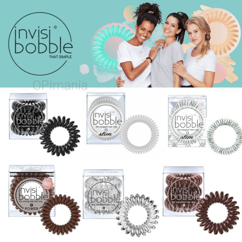Invisibobble German Hair Bands No Broken Marks Soaked In Hot Water And ...