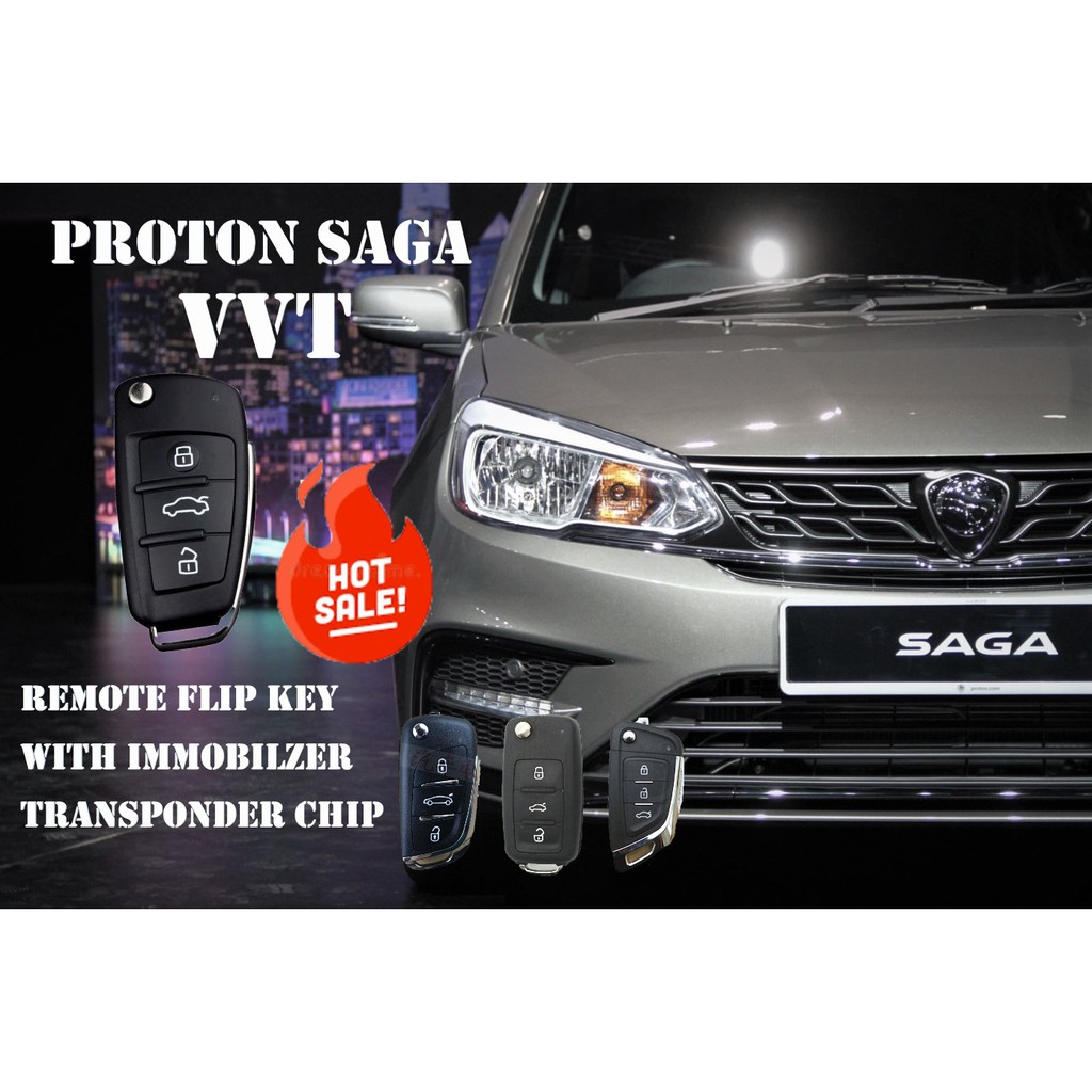 New Design 2024 Flip Key Remote Proton Saga VVT ( NEW SAGA ) | Shopee ...