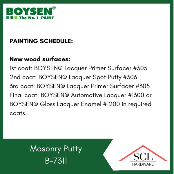 BOYSEN Lacquer Primer Surfacer White B-305 Liter | Shopee Philippines