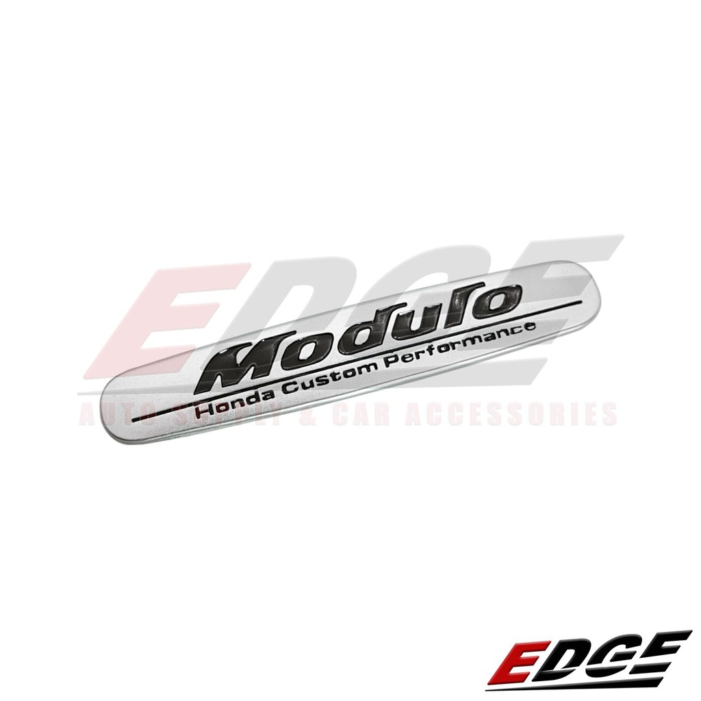 Emblem - MODULO - Black/Silver - 2x11.4cm // honda mugen type r wings ...