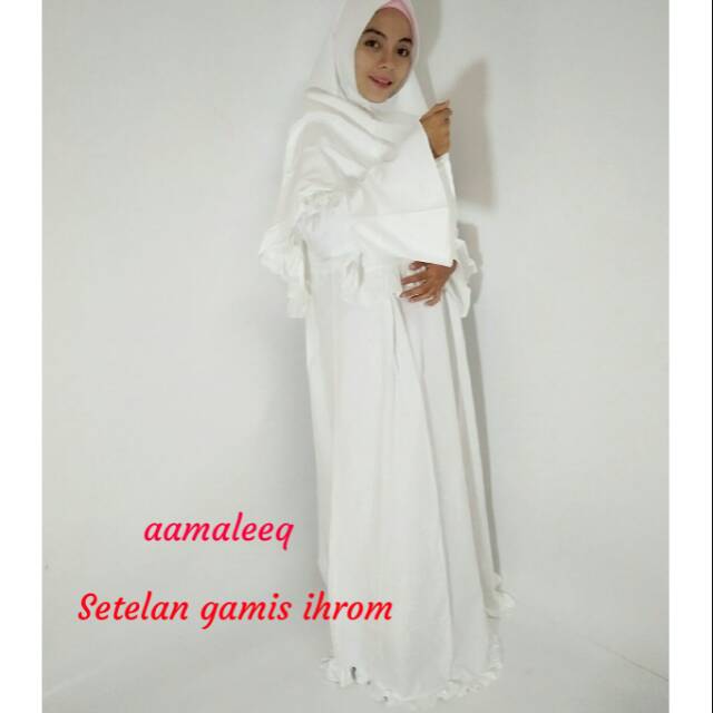 PUTIH White Robe For Hajj And Umrah (tmsk Hijab) | Shopee Philippines