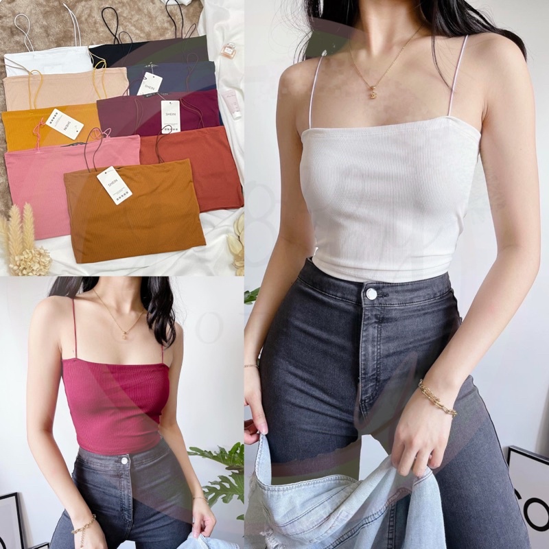Ja8thy String Bandeau Crop Top (with hangtag & label) | Shopee Philippines
