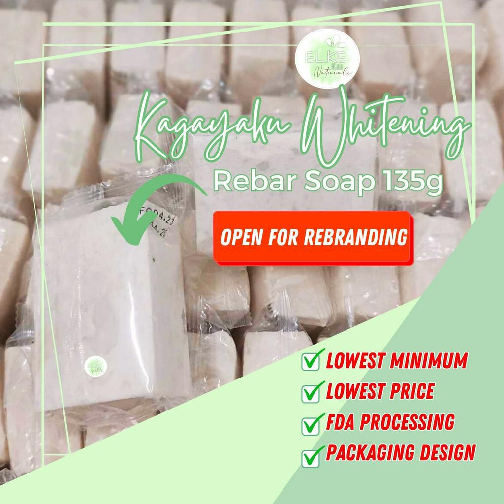Kagayaku Whitening Rebar Soap 135g | Shopee Philippines