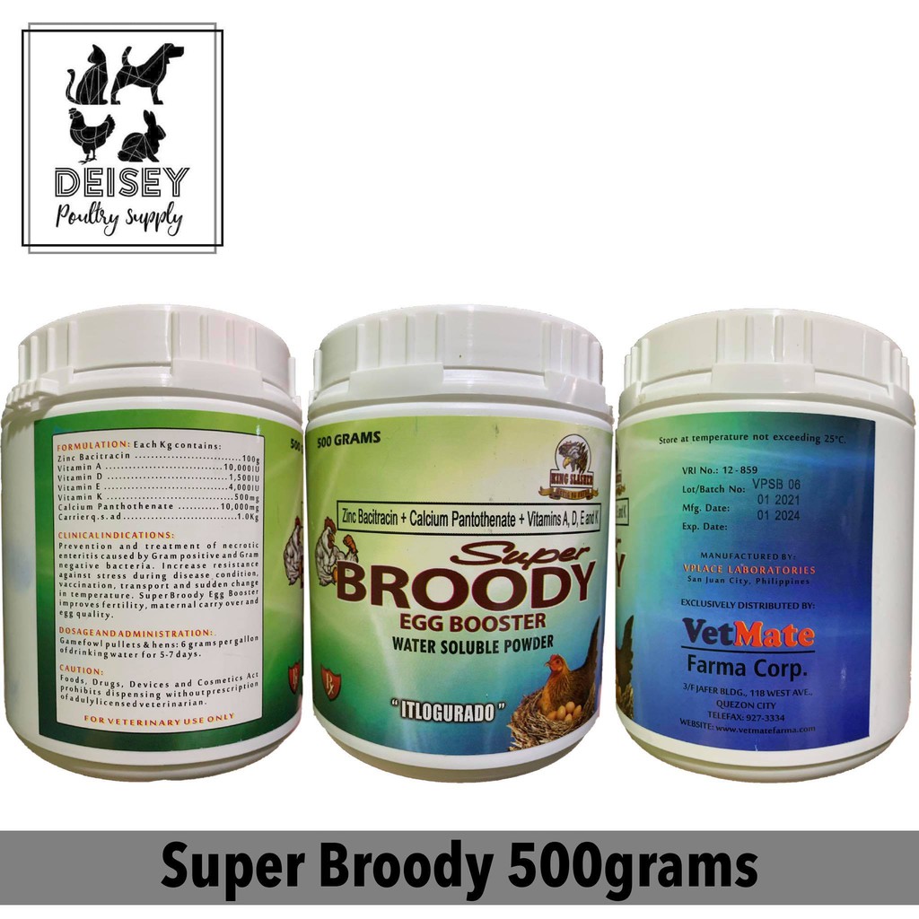 King Slasher Super Broody Egg Booster for gamefowl (500grams) | Shopee ...