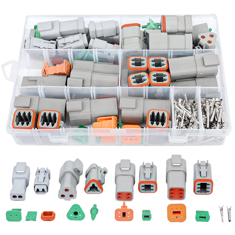 Deutsch DT series Waterproof Wire Connector Kit DT06-2/3/4/6S DT04-2/3/4/6P Automotive Sealed ...