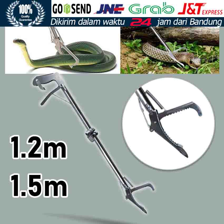 Silver Stainless Grab stick / Plastic / Clothesline stick Trash & Snake ...
