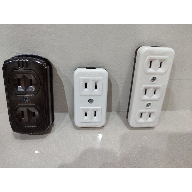 Eagle Outlet Surface type Duplex (2gang), Tri-plex (3gang) and Heavy ...