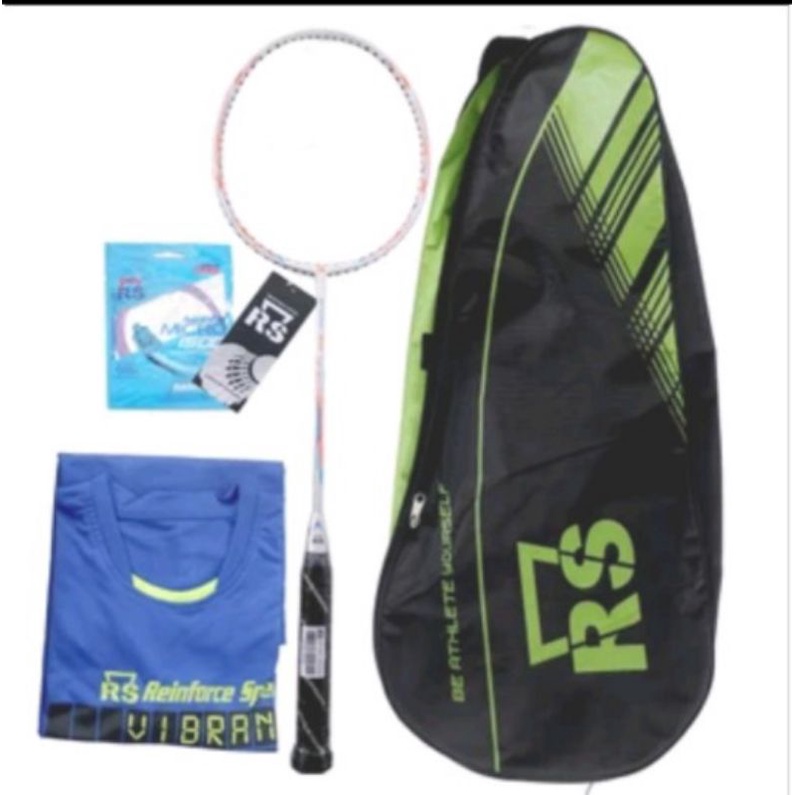 Complete Original RS ISO POWER 555 Evo Badminton Racket | Shopee ...