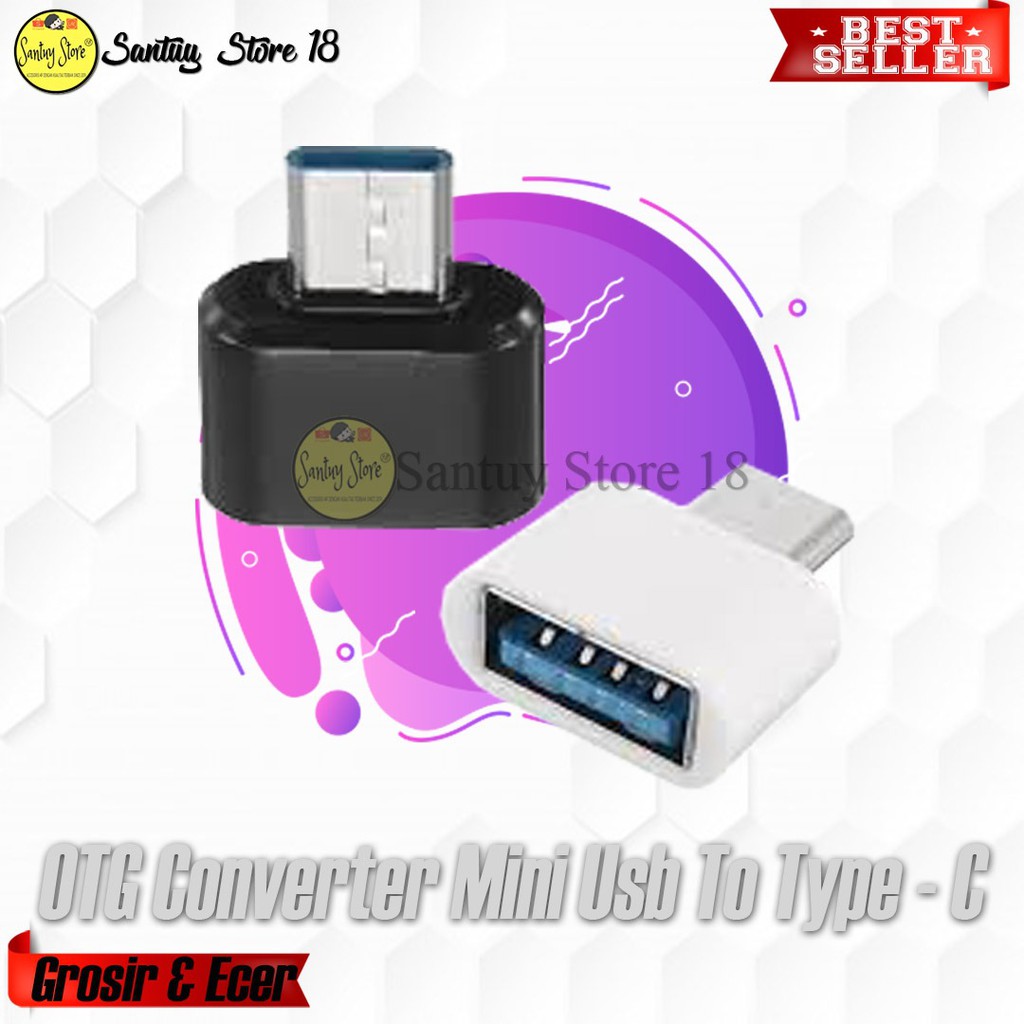 Otg Conector Android Type C To Usb | Shopee Philippines