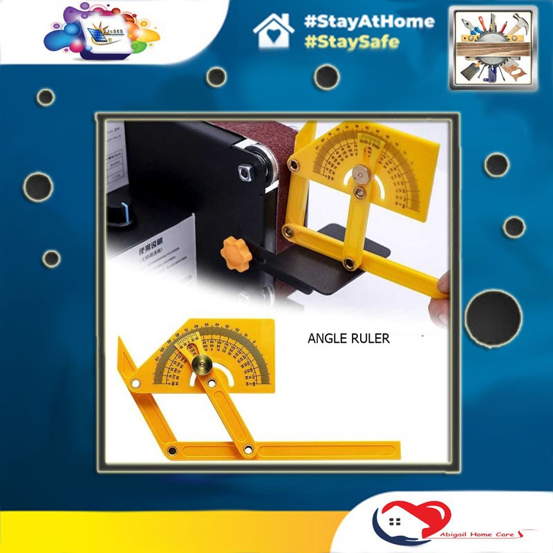 Ahc 180 Degree Angle Folding Ruler Foldable Angle Ruler Angle Ruler ...