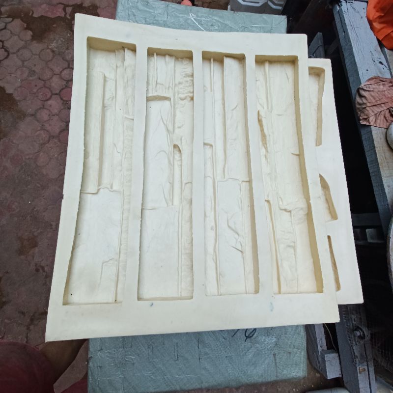 Ledgestone Silicone Natural Stone Effect Wall Cladding Mould re suable ...