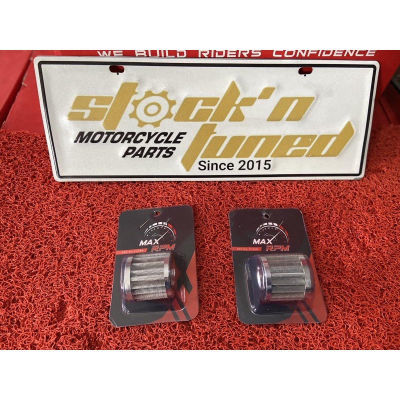 Max RPM washable engine oil filter for r150 and sniper 150/mx135 ...