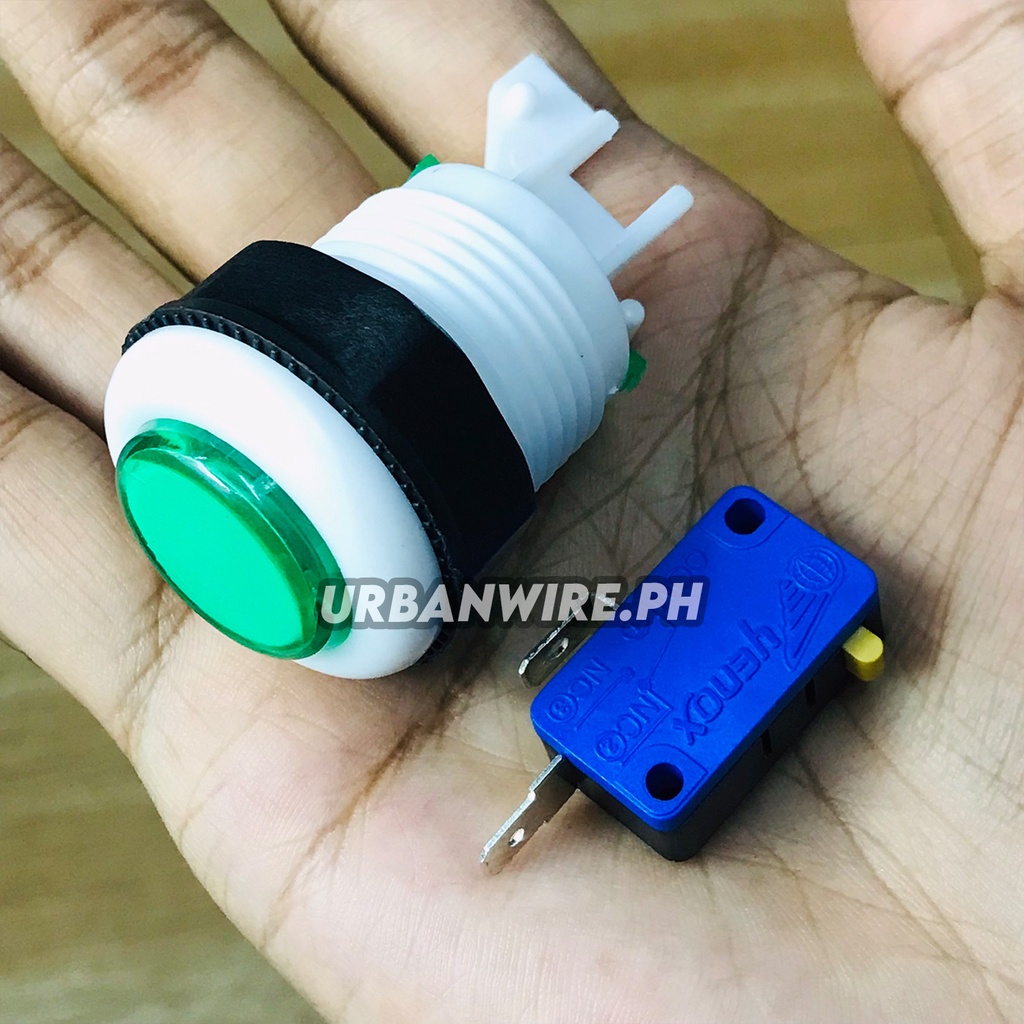GREEN Push Button With Micro Switch For Videoke/Karaoke/Pisonet ...